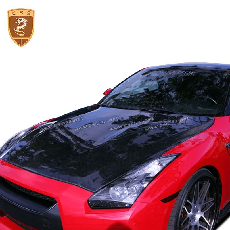 Nissan GTR R35 carbon fiber hood style 5