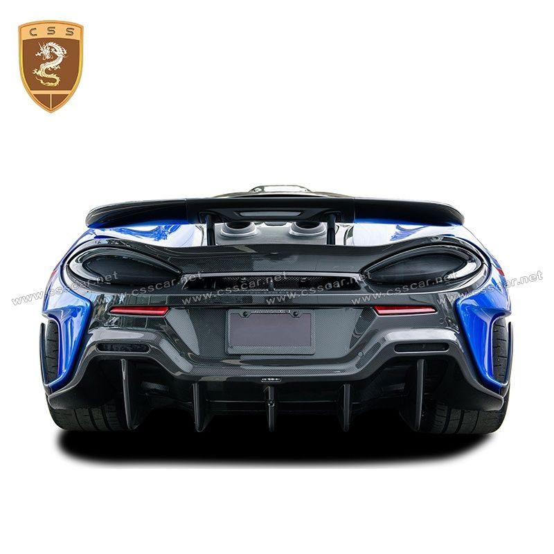 McLaren 600LT OEM carbon fiber rear bumper