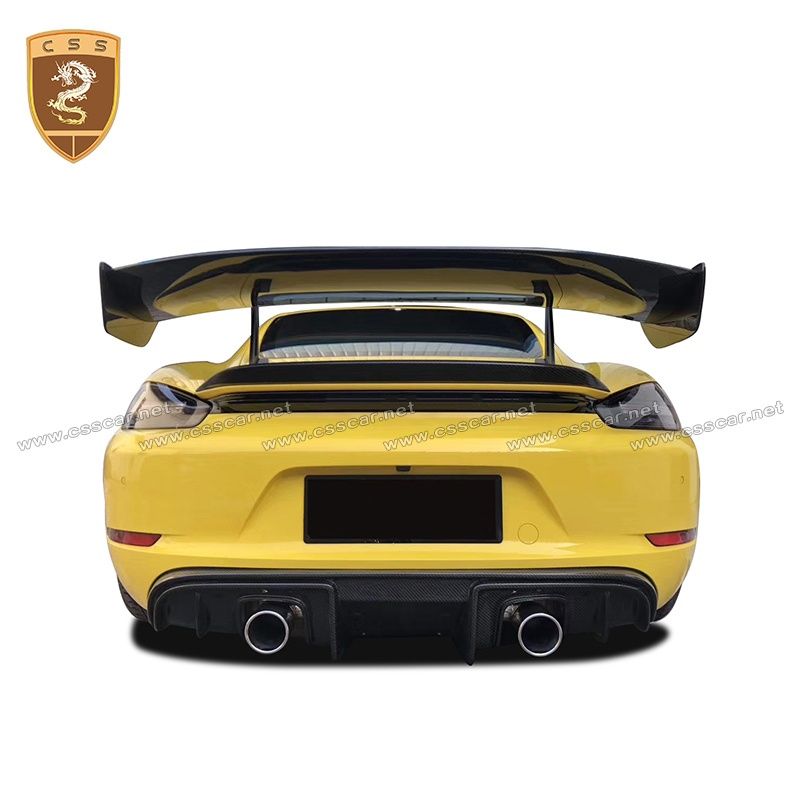 PORSCHE 718 GT4 carbon fiber spoiler