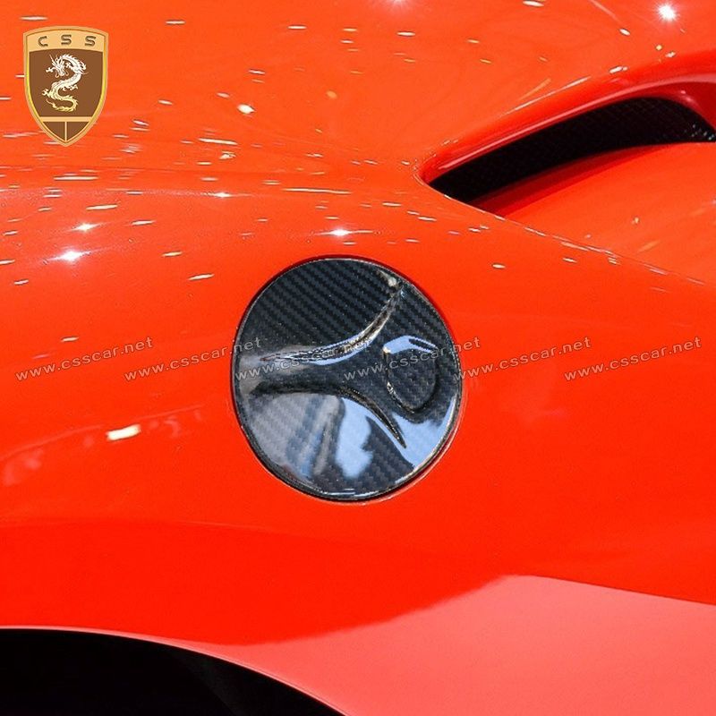 Ferrari 488 capristo carbon fiber fuel tank cover