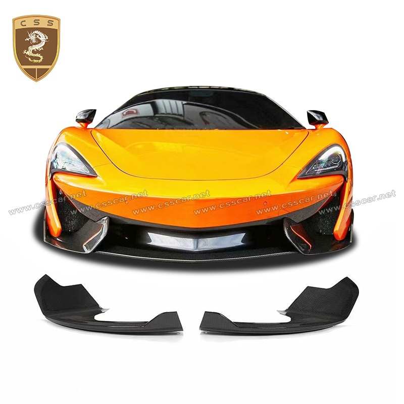 For Mclaren 540C 570S Modified 620R Carbon Fiber Front Bumper Wrap Angle