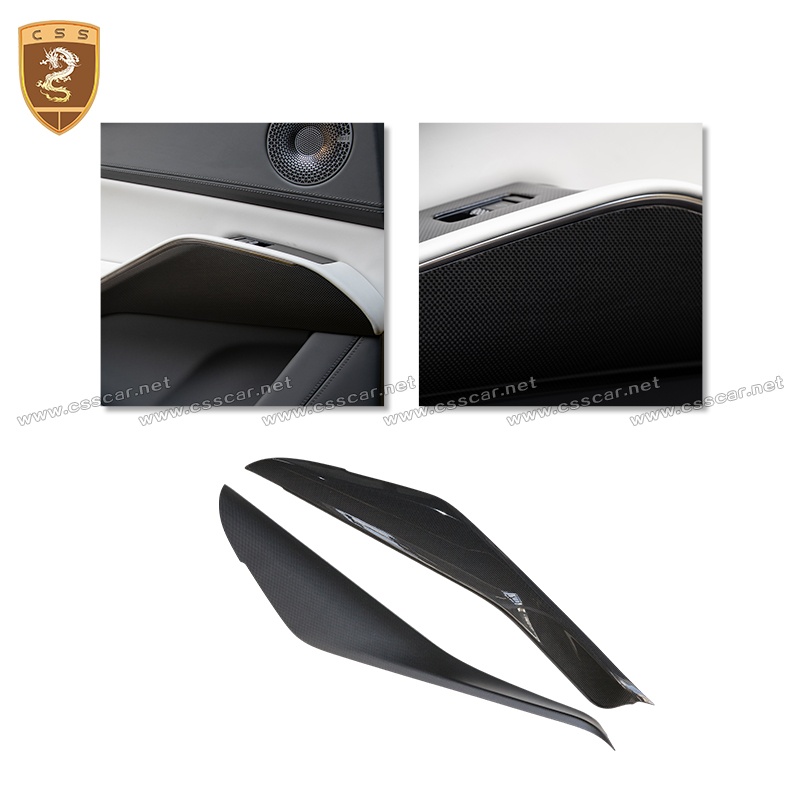 For Lotus eletre dry carbon Car Inner Door Handle Panel trim