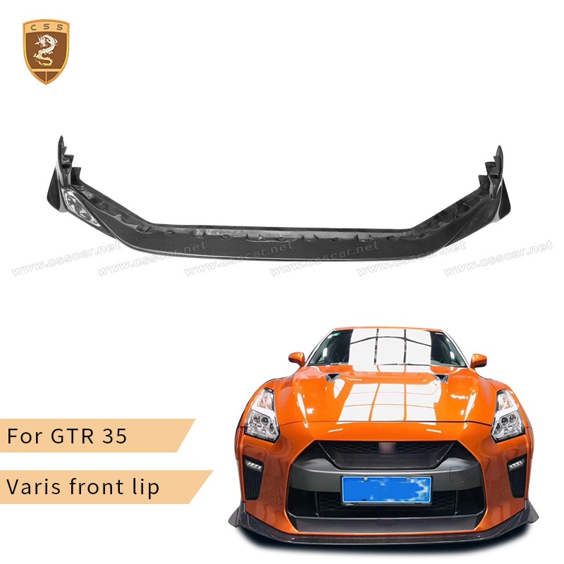 For Nissan GTR 35 Varis style front lip