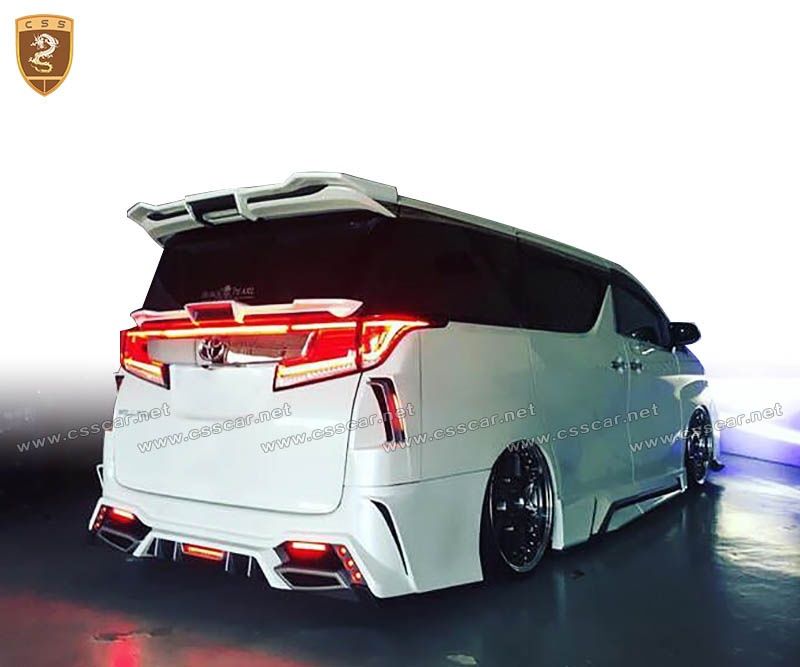 2017 Toyota Alphard black pearl body kits