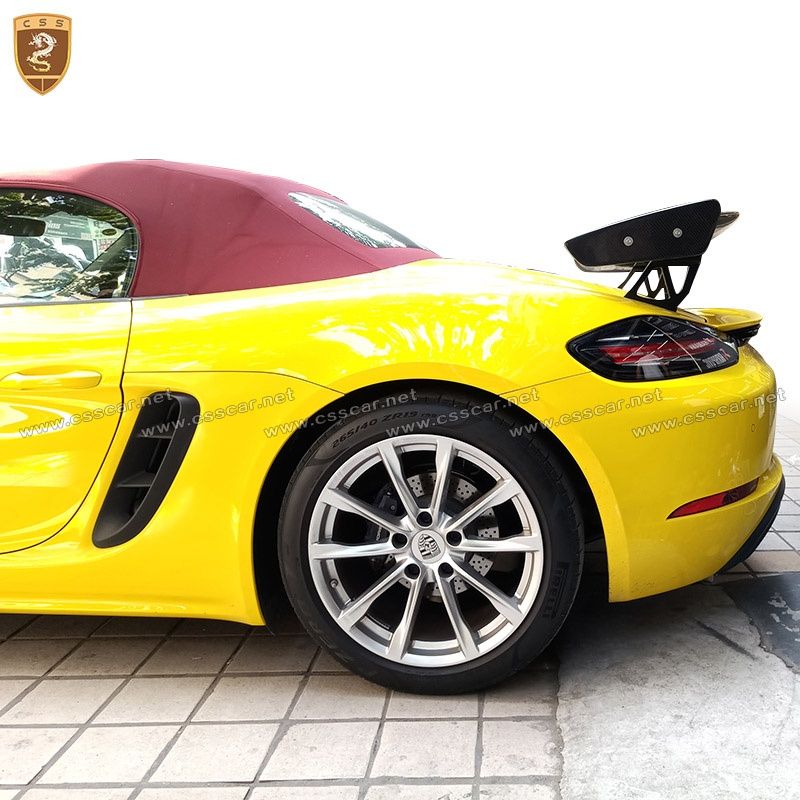 PORSCHE 718 boxter GT4 carbon fiber spoiler