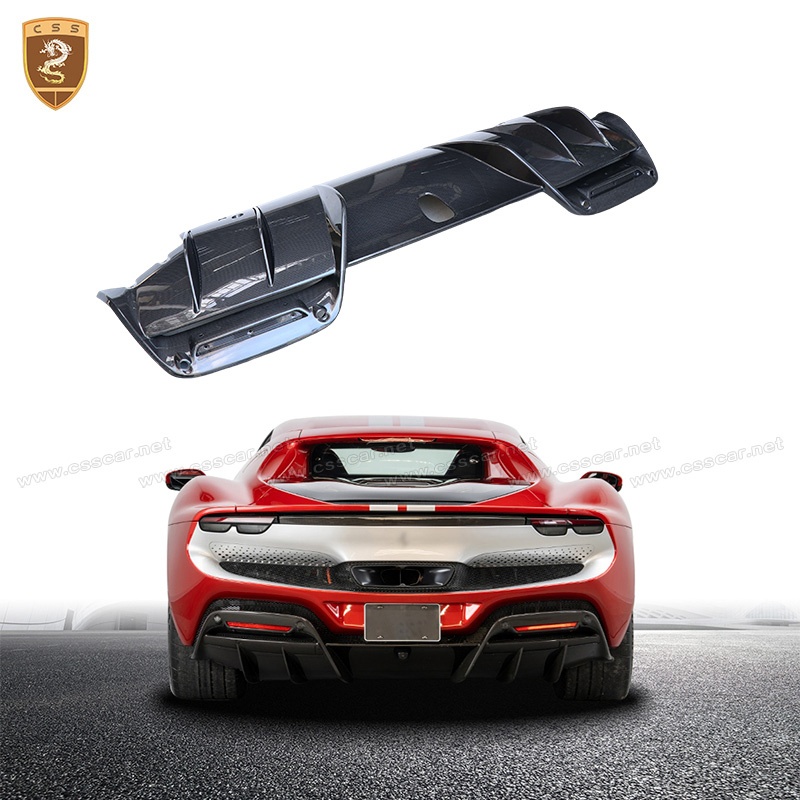 For Ferrari 296 GTB OEM style rear lip