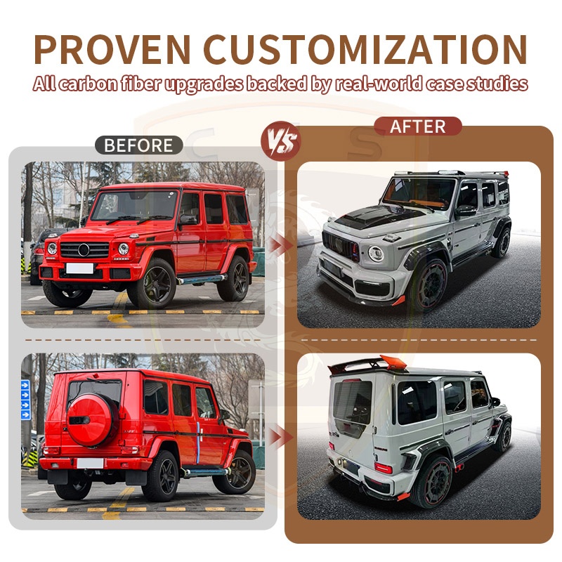 Mercedes Benz G Class W464 Upgrade Brabus G900 Body Kit