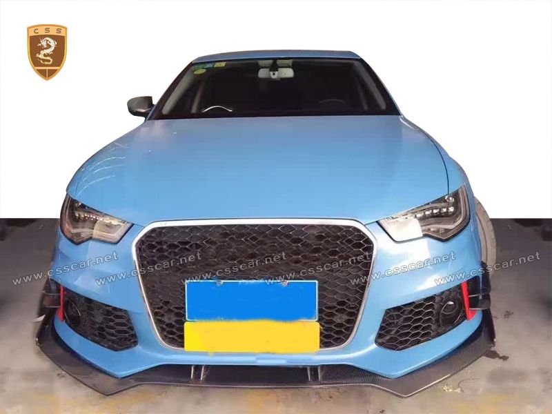 Audi RS6 front lip body kits CF