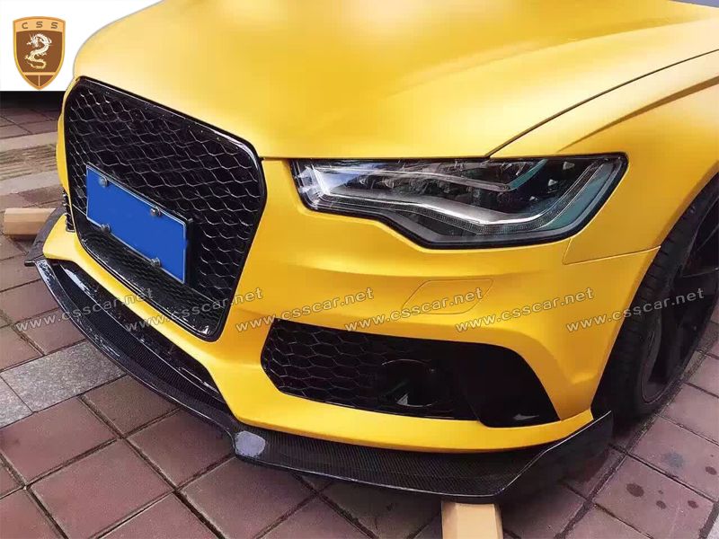 Audi RS6 front lip body kits CF