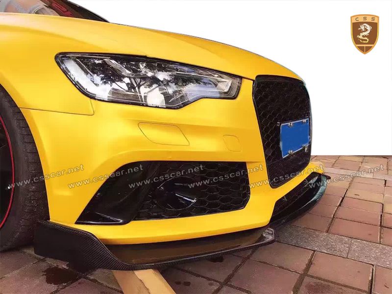 Audi RS6 front lip body kits CF
