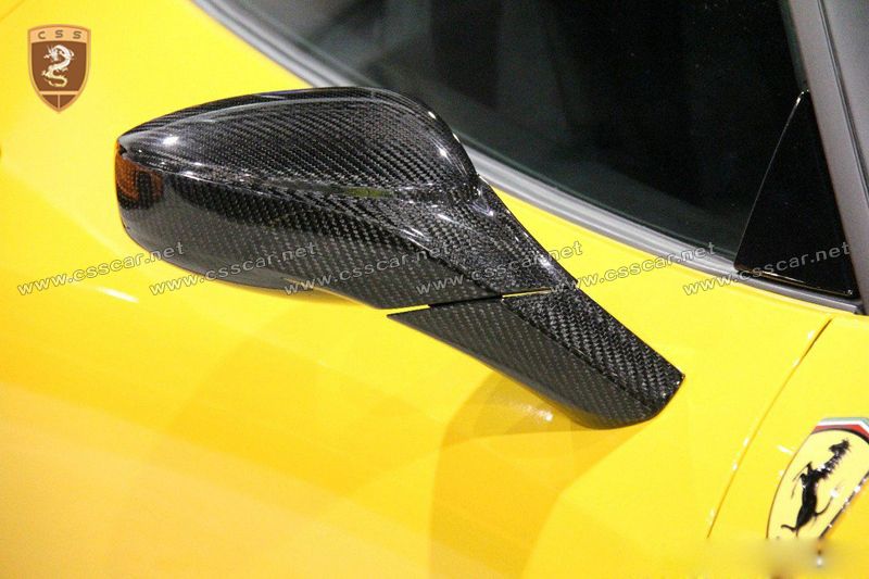 Ferrari 458 carbon side mirror cover body kits