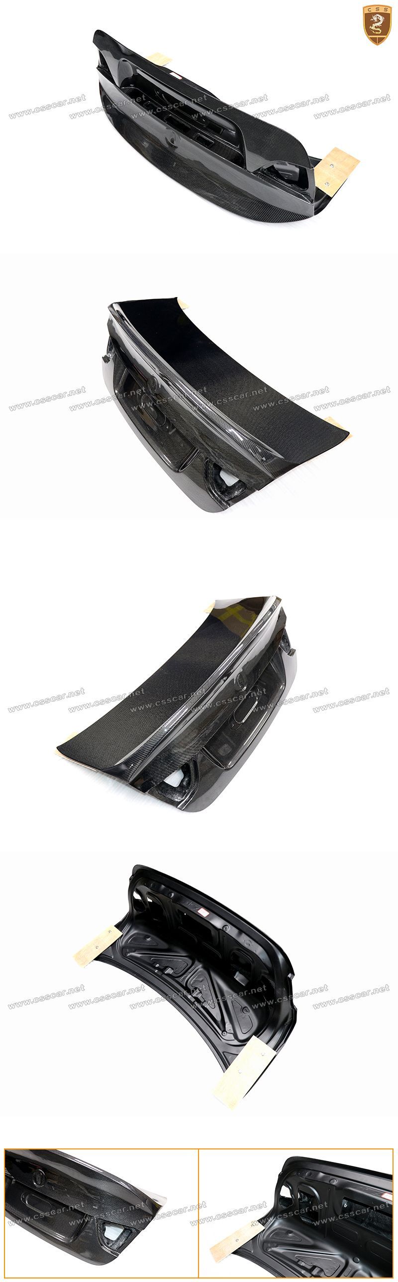 BMW 3 series E90 rear trunk lid