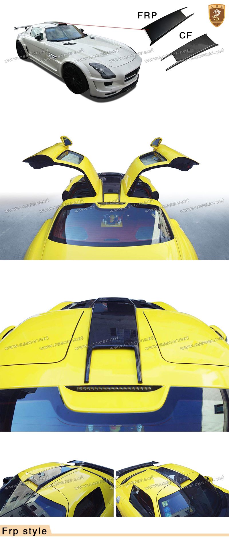 Benz SLS car air intake