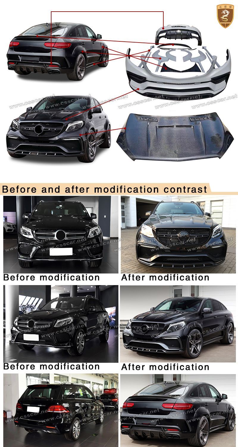 Benz GLE coupe TOPCAR wide body kit