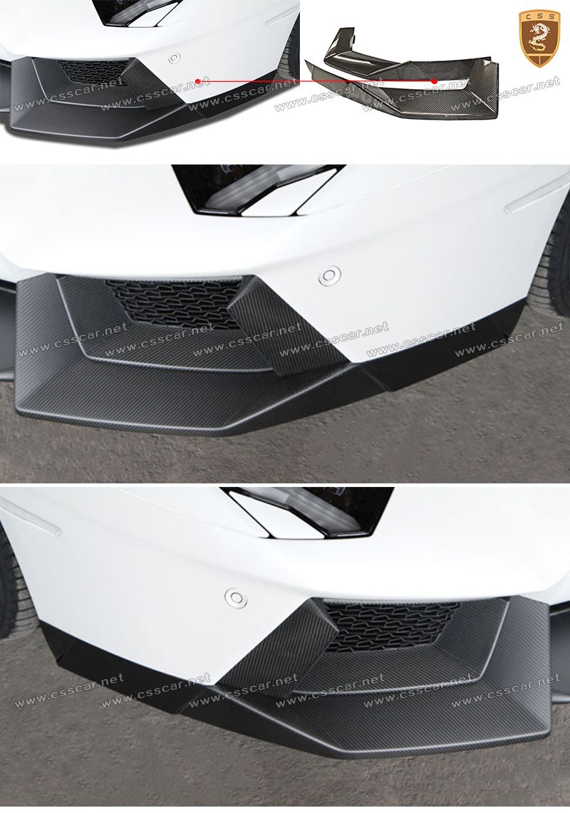 Lamborghini Aventador LP700 carbon fiber OEM front wrap angle
