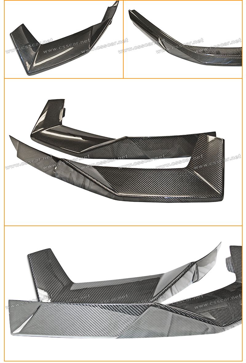 Lamborghini Aventador LP700 carbon fiber OEM front wrap angle