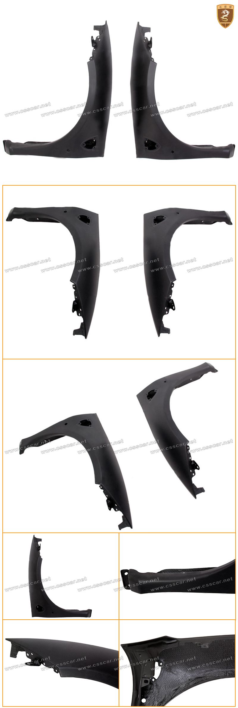 Ferrari 458 carbon fiber fenders