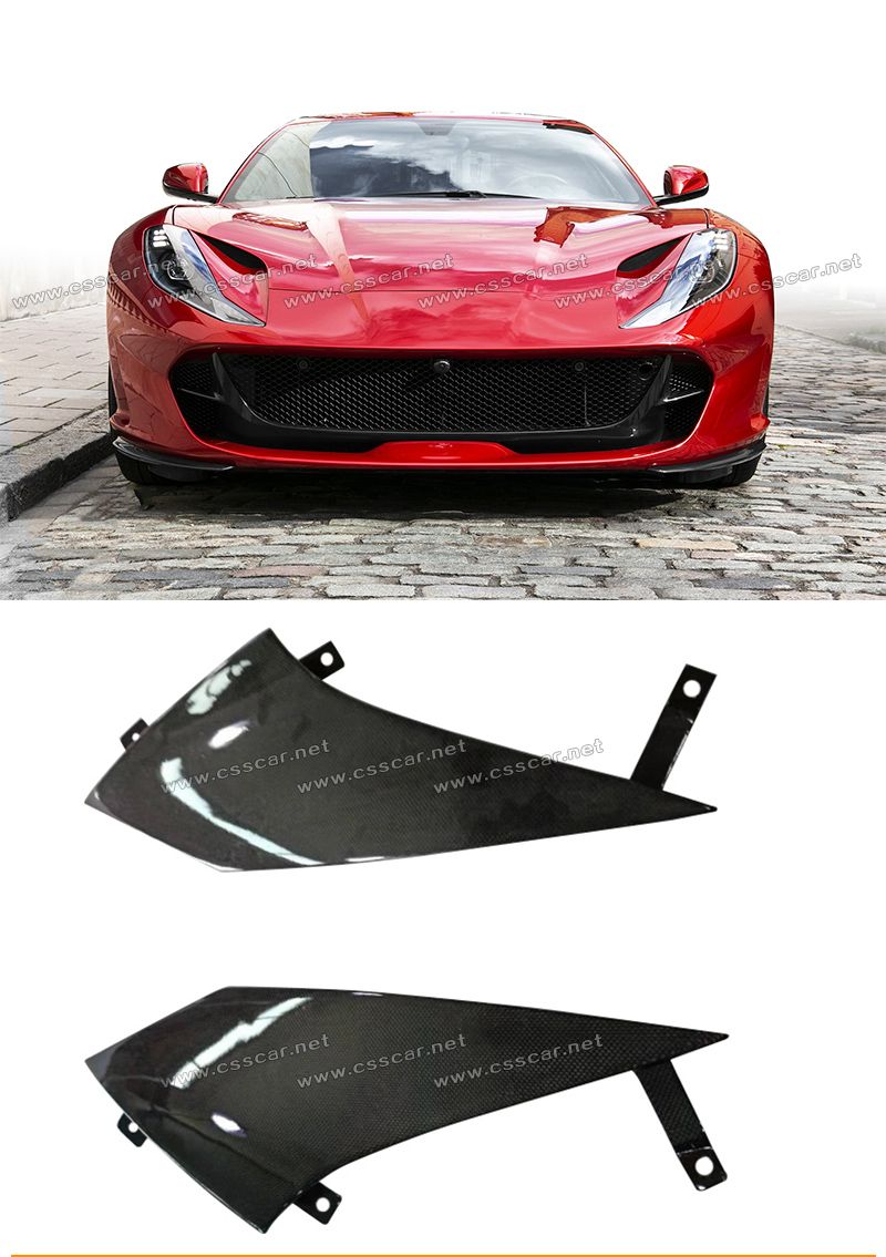 Ferrari 812 carbon fiber OEM headlight cover