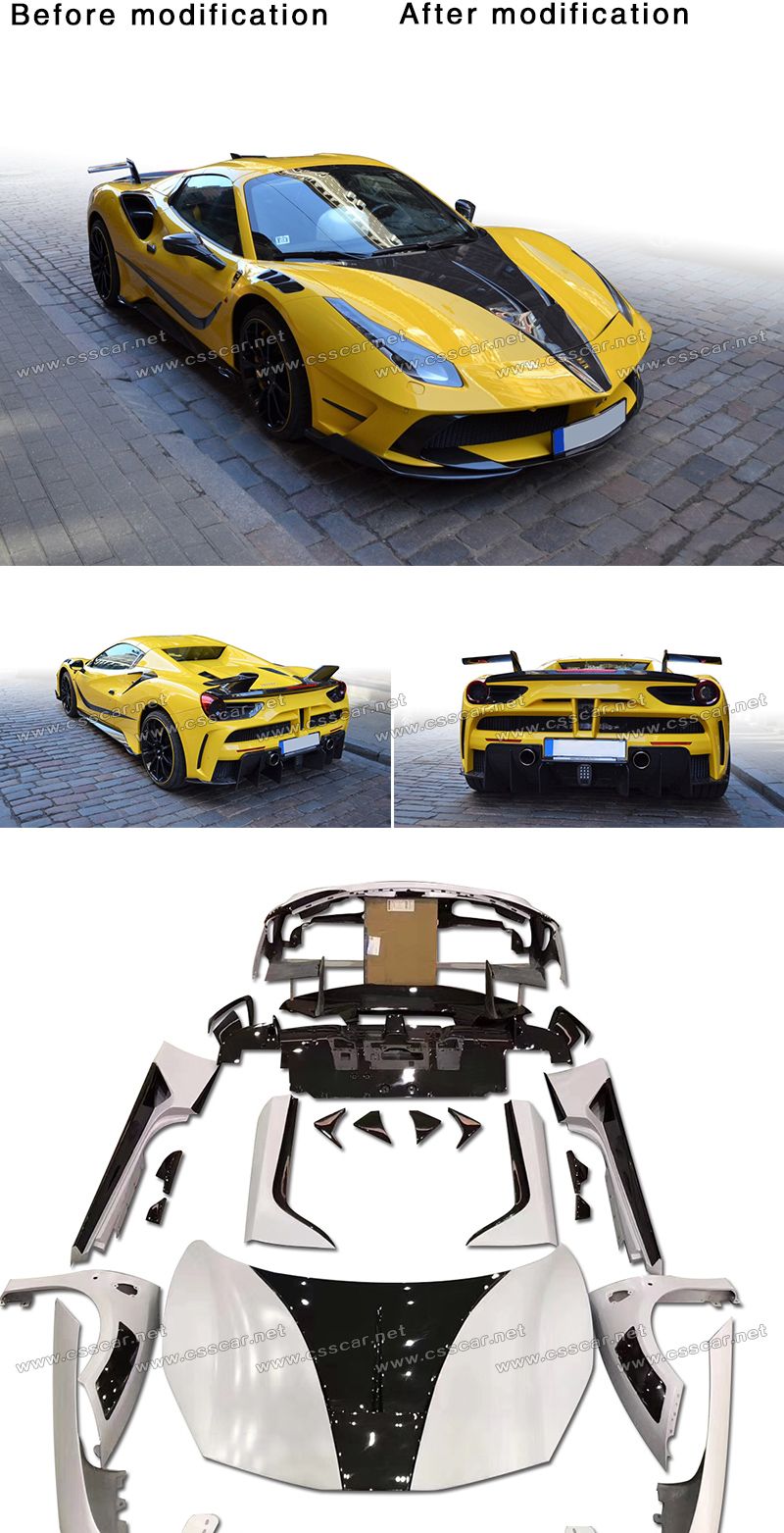 Ferrari 488 GTB MANSORY body kit