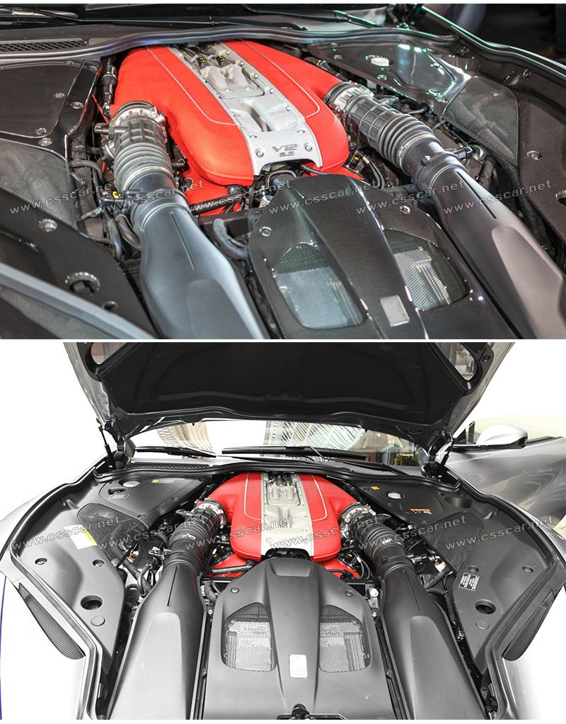 Ferrari 812 carbon fiber OEM engine cover