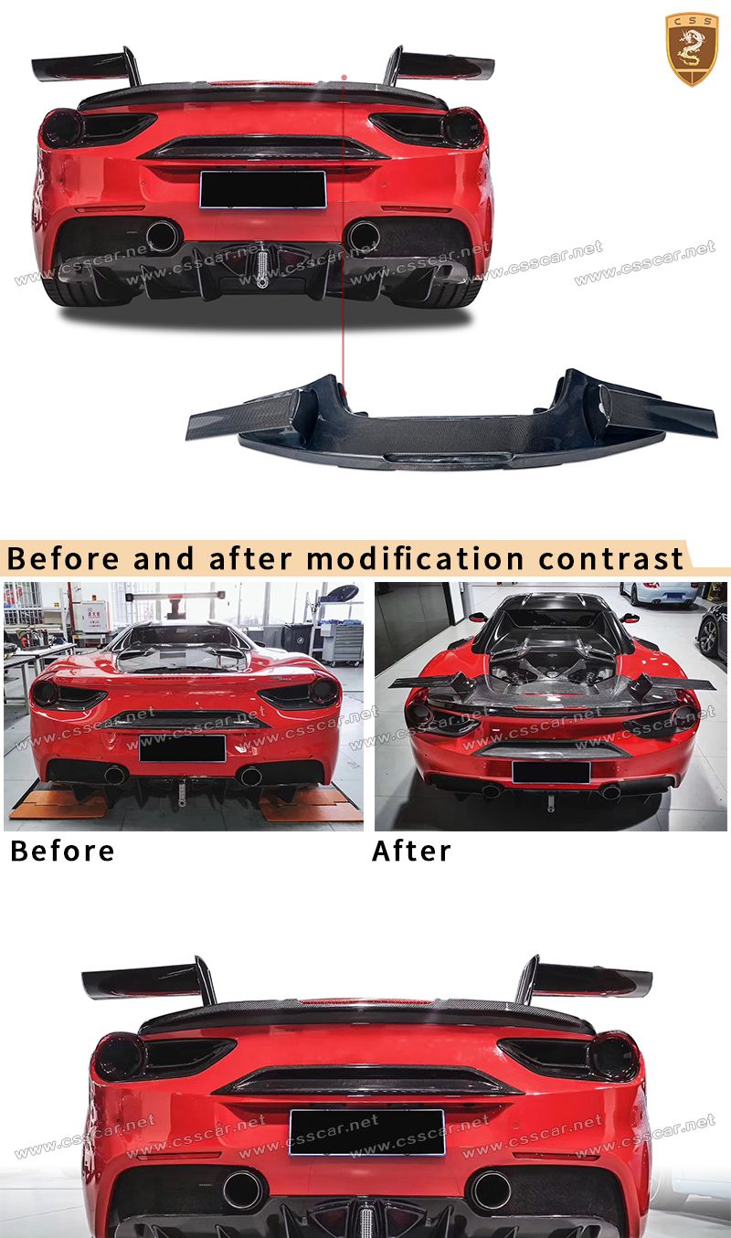 Ferrari 488 spider MANSORY spoiler