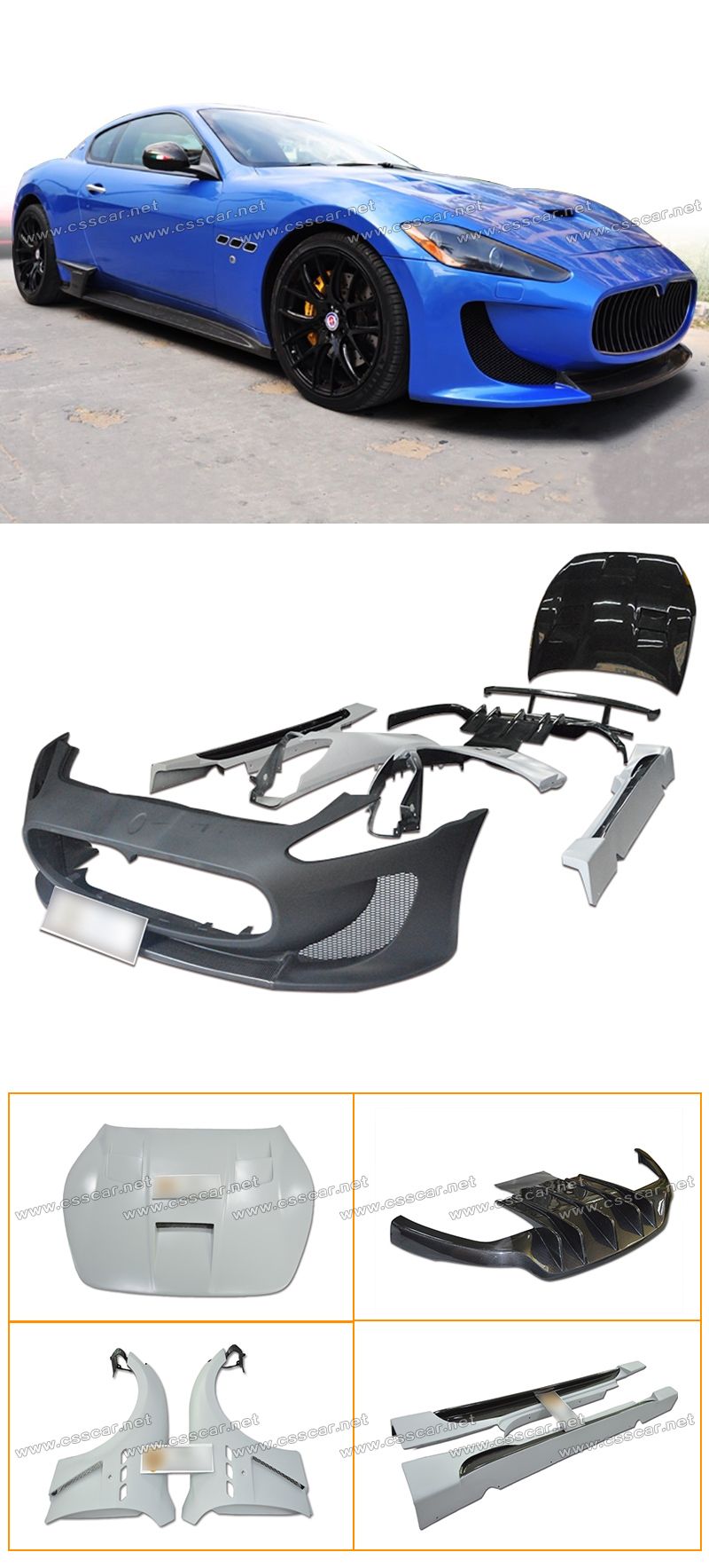 Maserati GT MC body kit