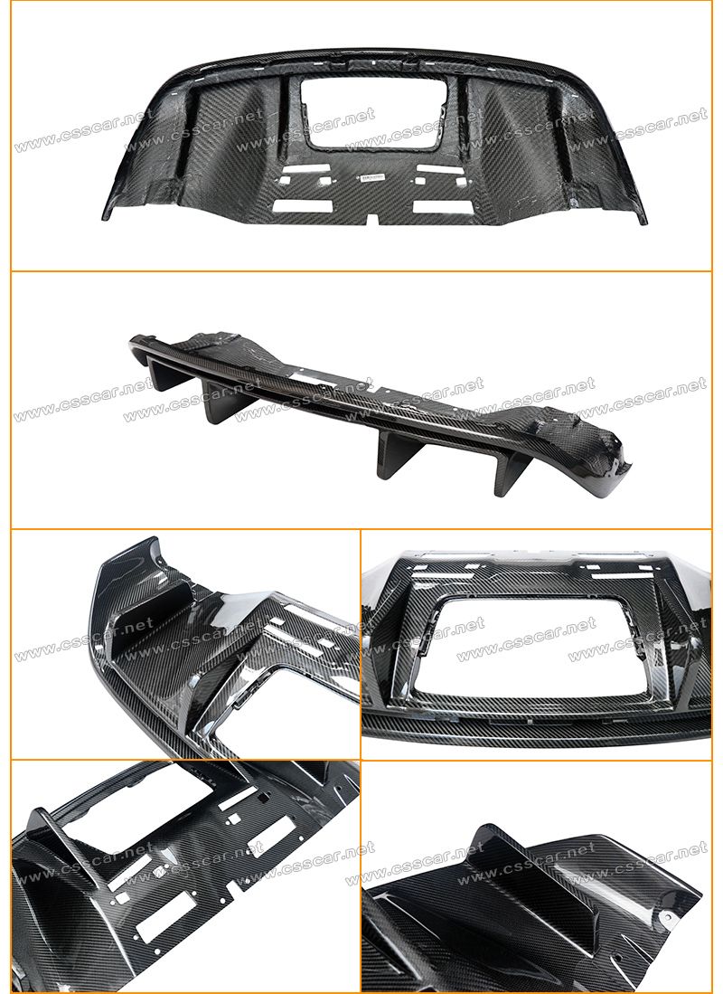 AUDI R8 V10 carbon fiber rear lip replacement
