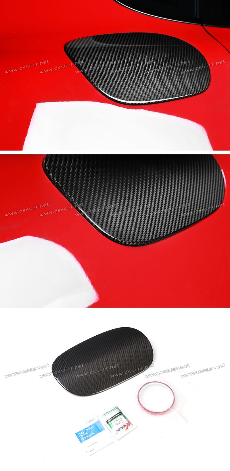 2017 PORSCHE panamera 971 fuel tank cover