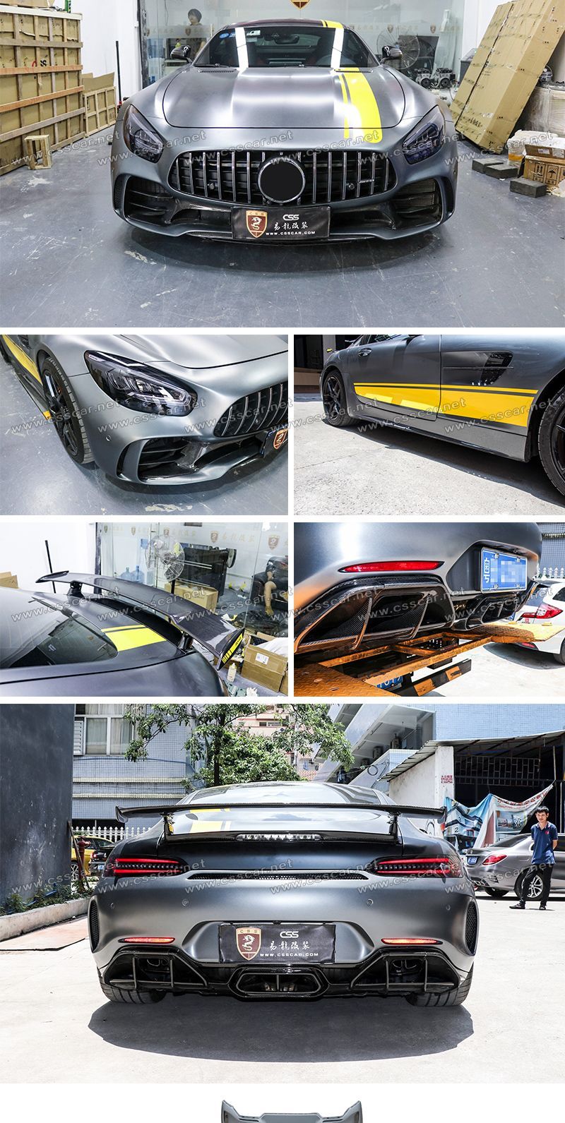 Benz AMG-GT GTR body kit