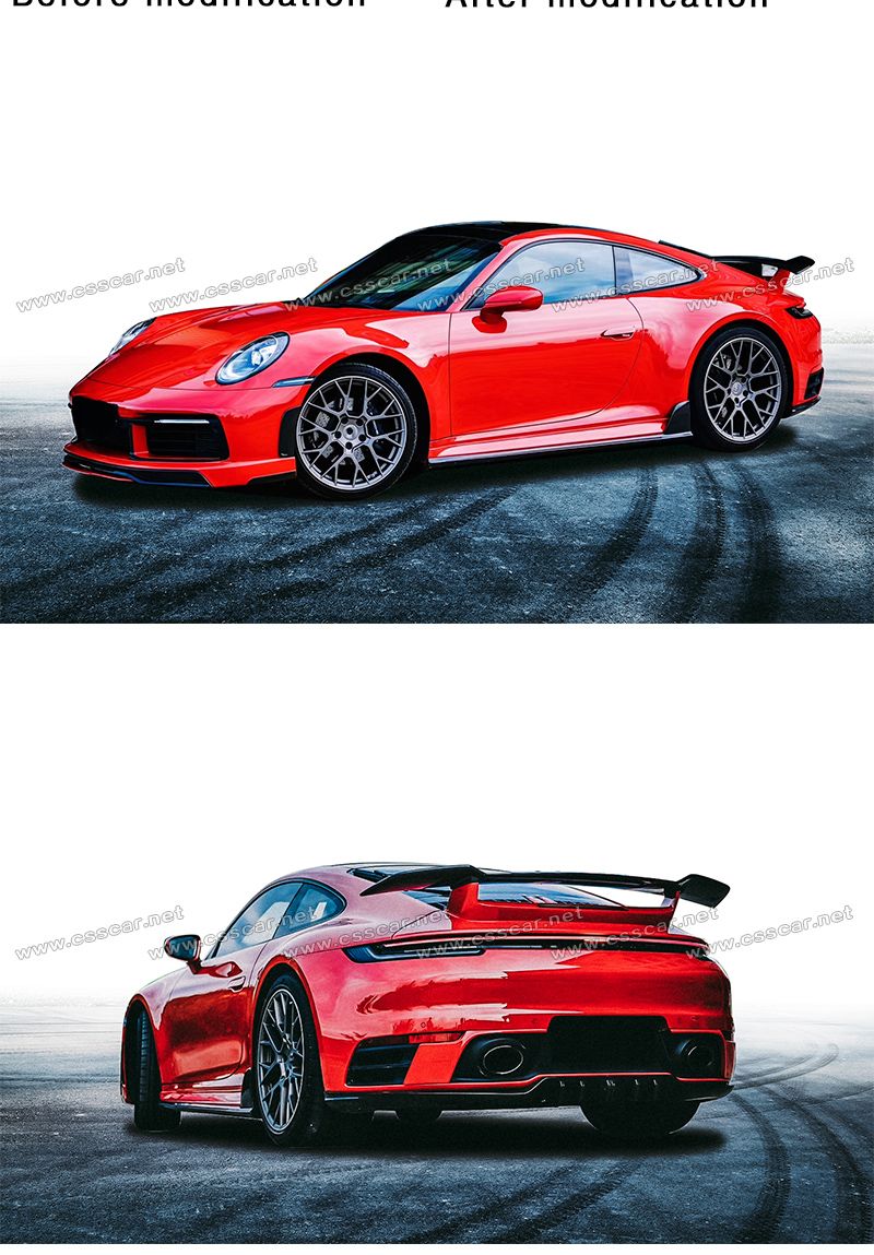 PORSCHE 911-992 techart body kit