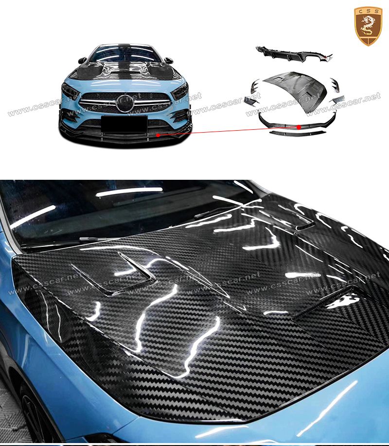 Benz A class AMG A35 dry carbon fiber body kit