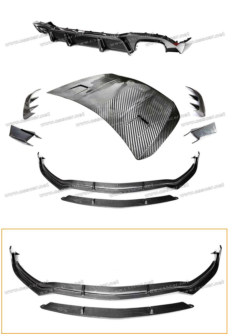 Benz A class AMG A35 dry carbon fiber body kit