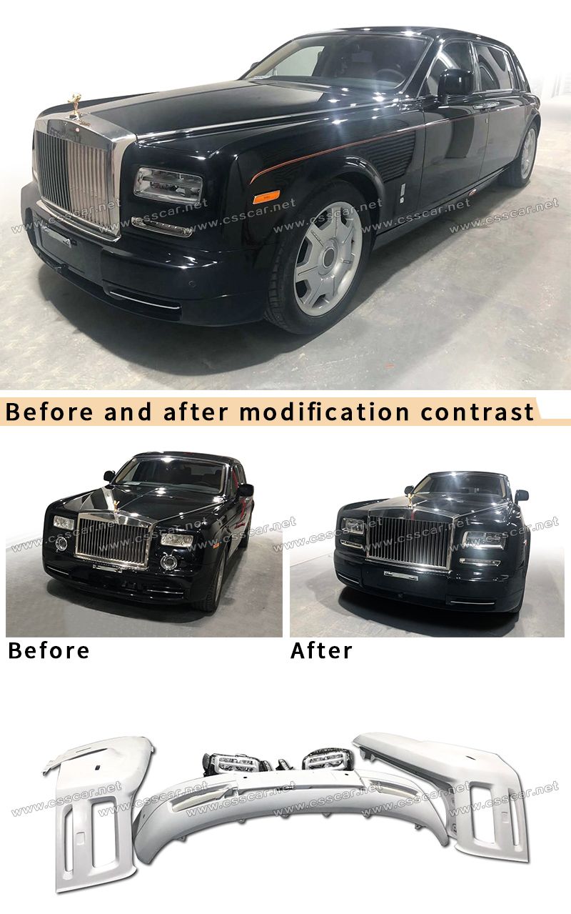 Rolls-Royce Phantom body kit upgrade the old model to the new one