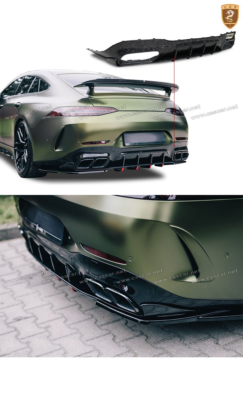 Benz GT63 MT carbon fiber rear lip