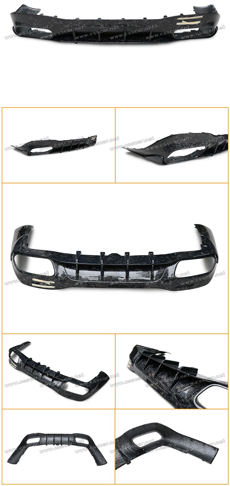 Benz GT63 MT carbon fiber rear lip