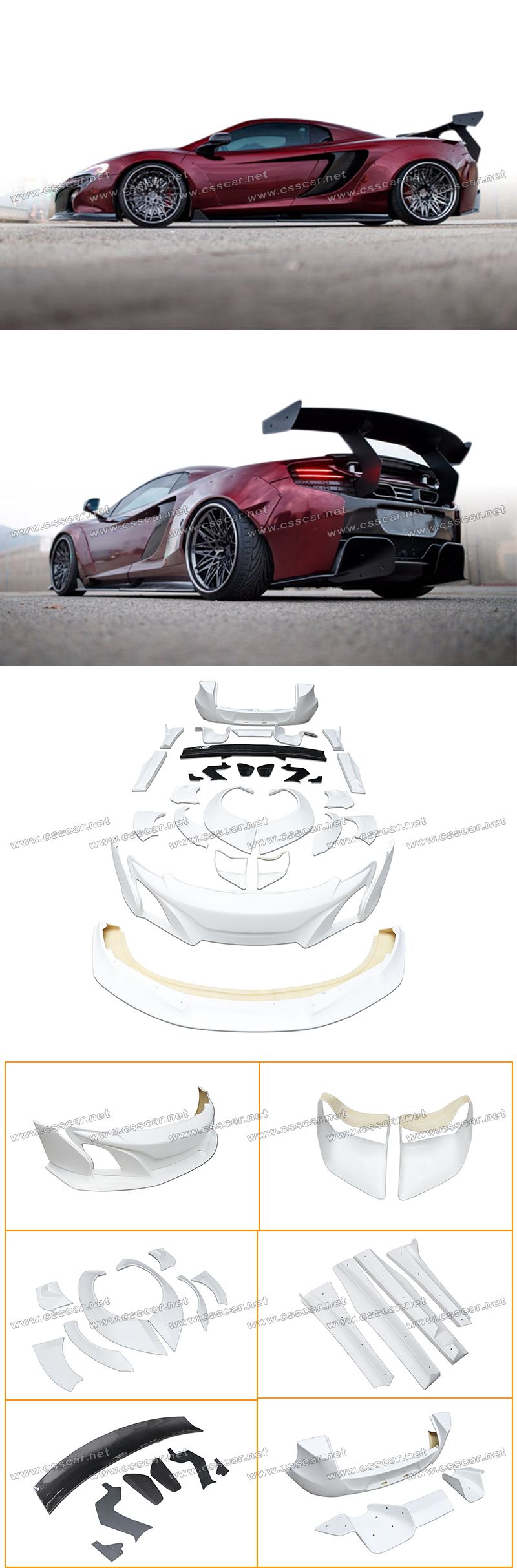 McLaren 650S LB body kit