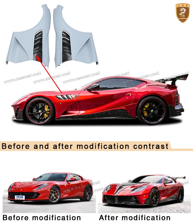 Ferrari 812 mansory fenders