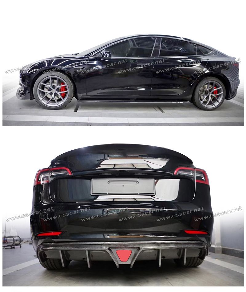 Tesla model3 modified cmt body kit