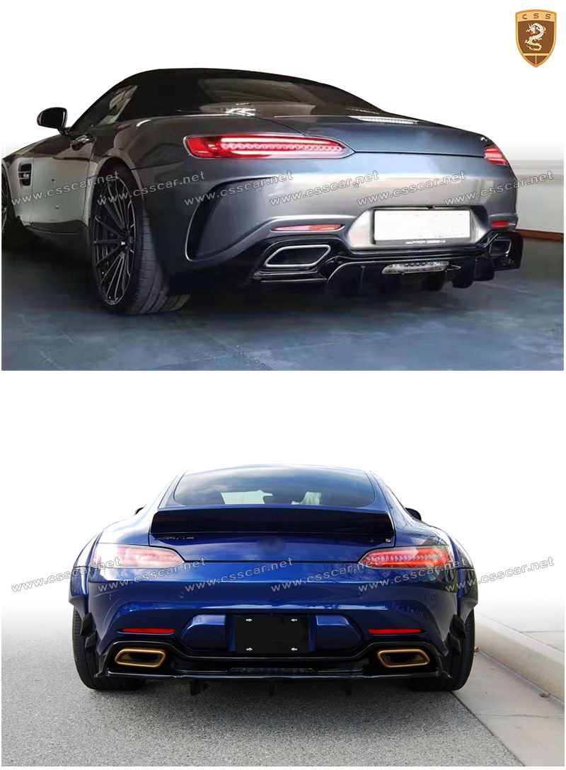 Benz AMG GT PD rear lip + rear bumper