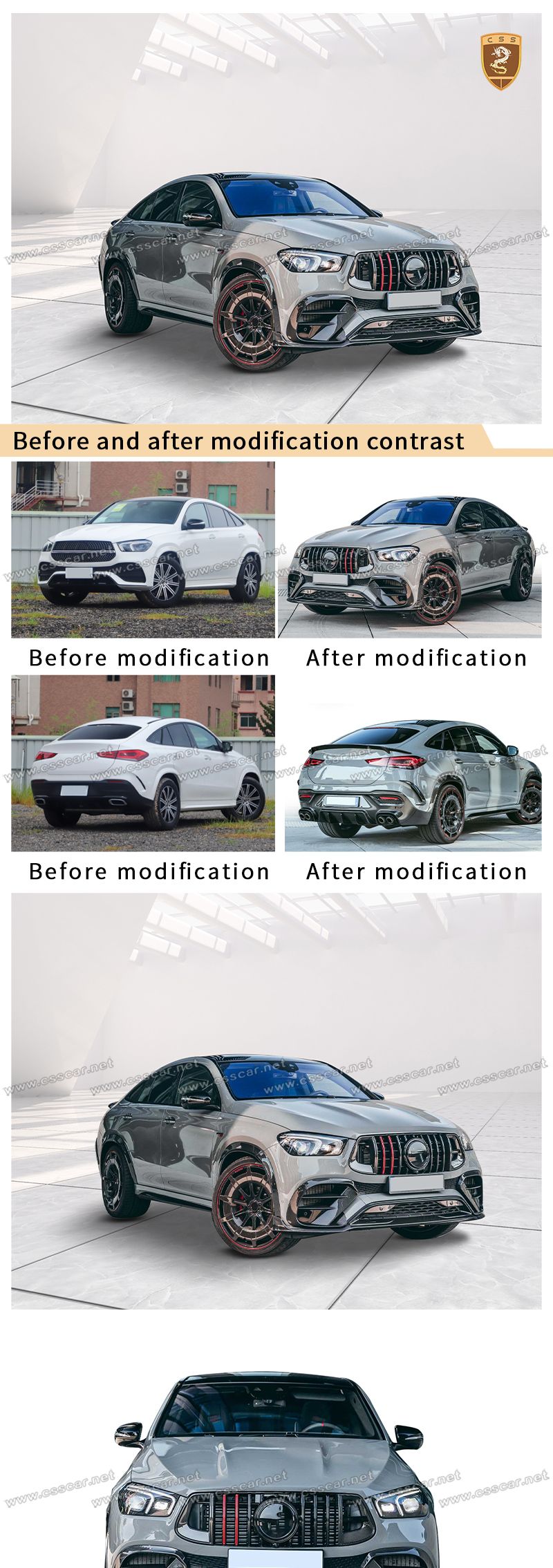 Benz new GLE350 450 63 Coupe modified brabus