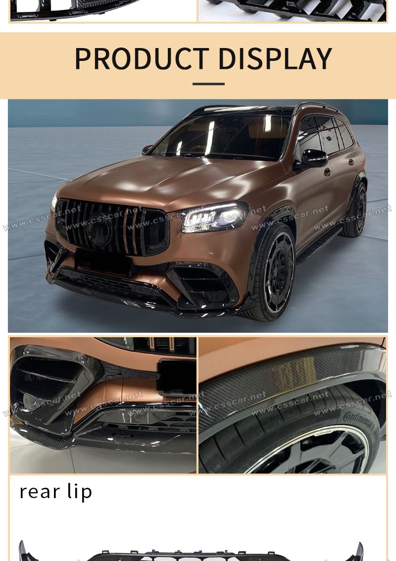 New Benz GLS63AMG X167 modified Brabus 900 body kit