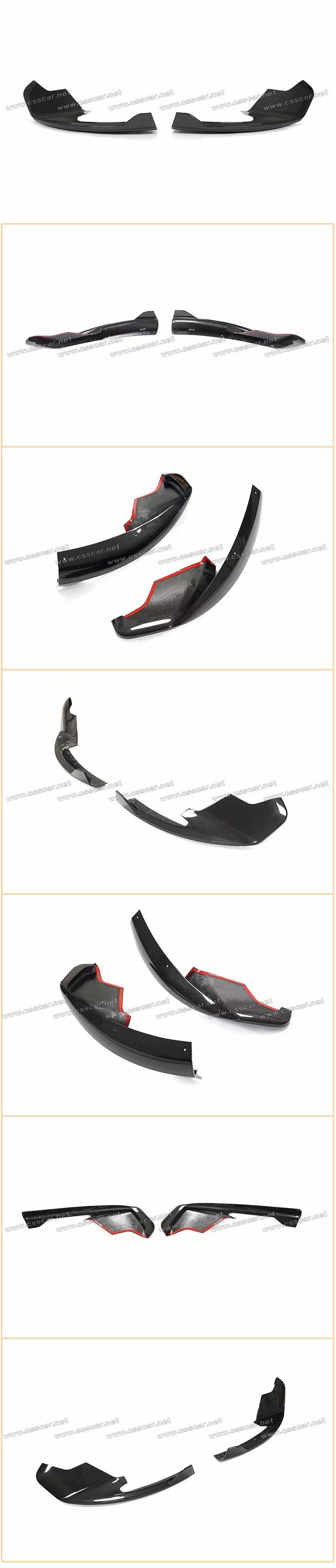 For Mclaren 540C 570S Modified 620R Carbon Fiber Front Bumper Wrap Angle