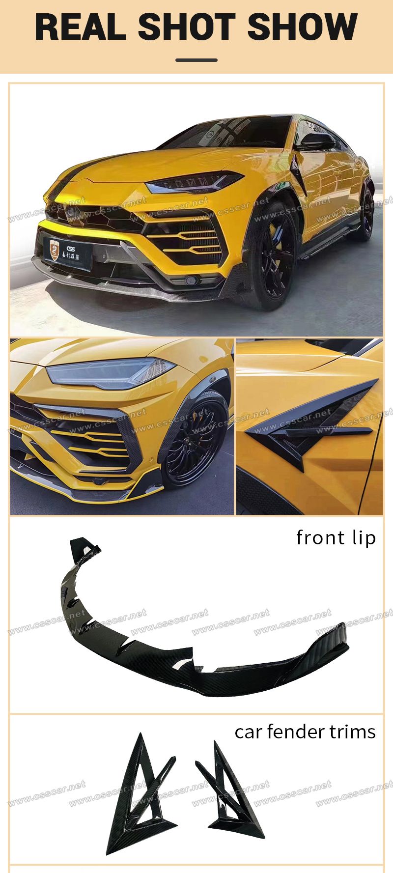 Lamborghini urus modified mansory body kit