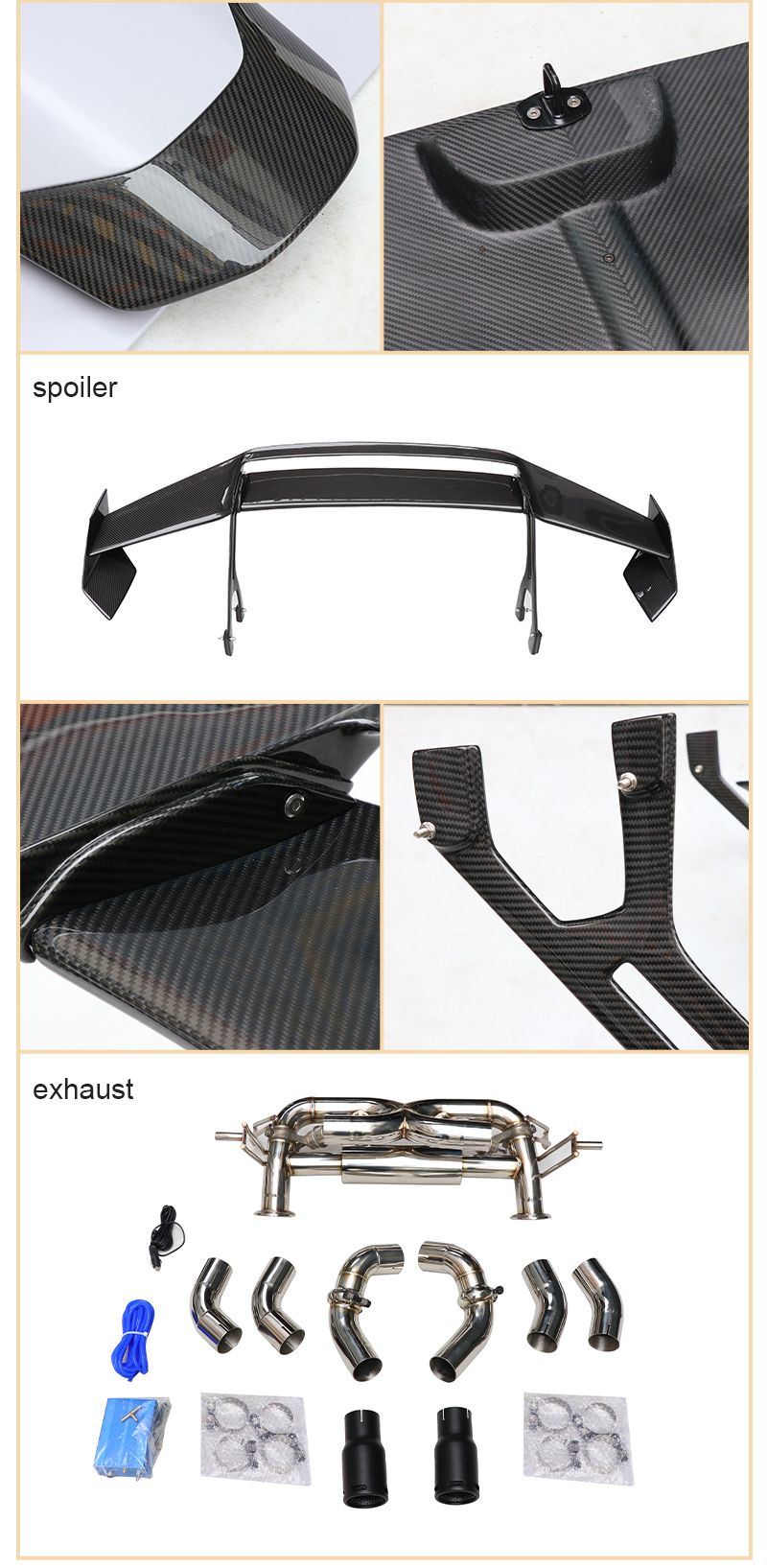 Lamborghini huracan STO dry carbon fiber body kit