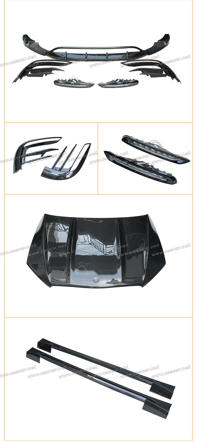 BenZ GLE coupe Facelift TOP body kit