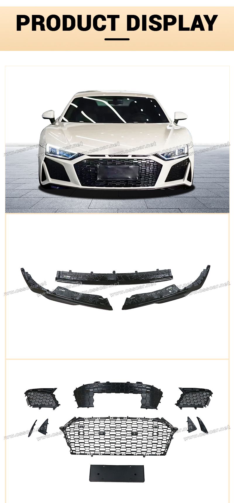 AuDi R8 old to new body kit