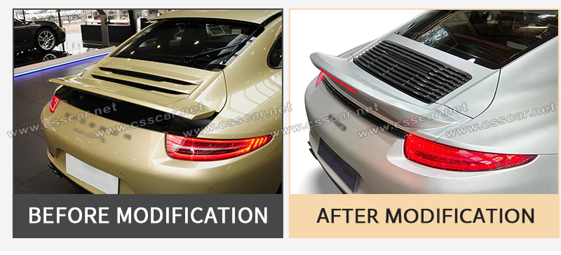 For Porsche 911-991.GT3 fiberglass spoiler