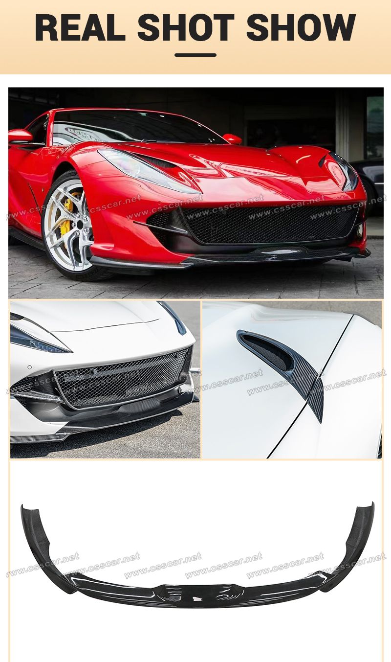 Ferrari 812 modified novitec carbon fiber body kit