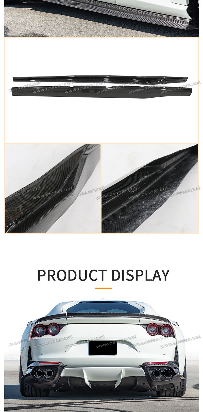 Ferrari 812 modified novitec carbon fiber body kit