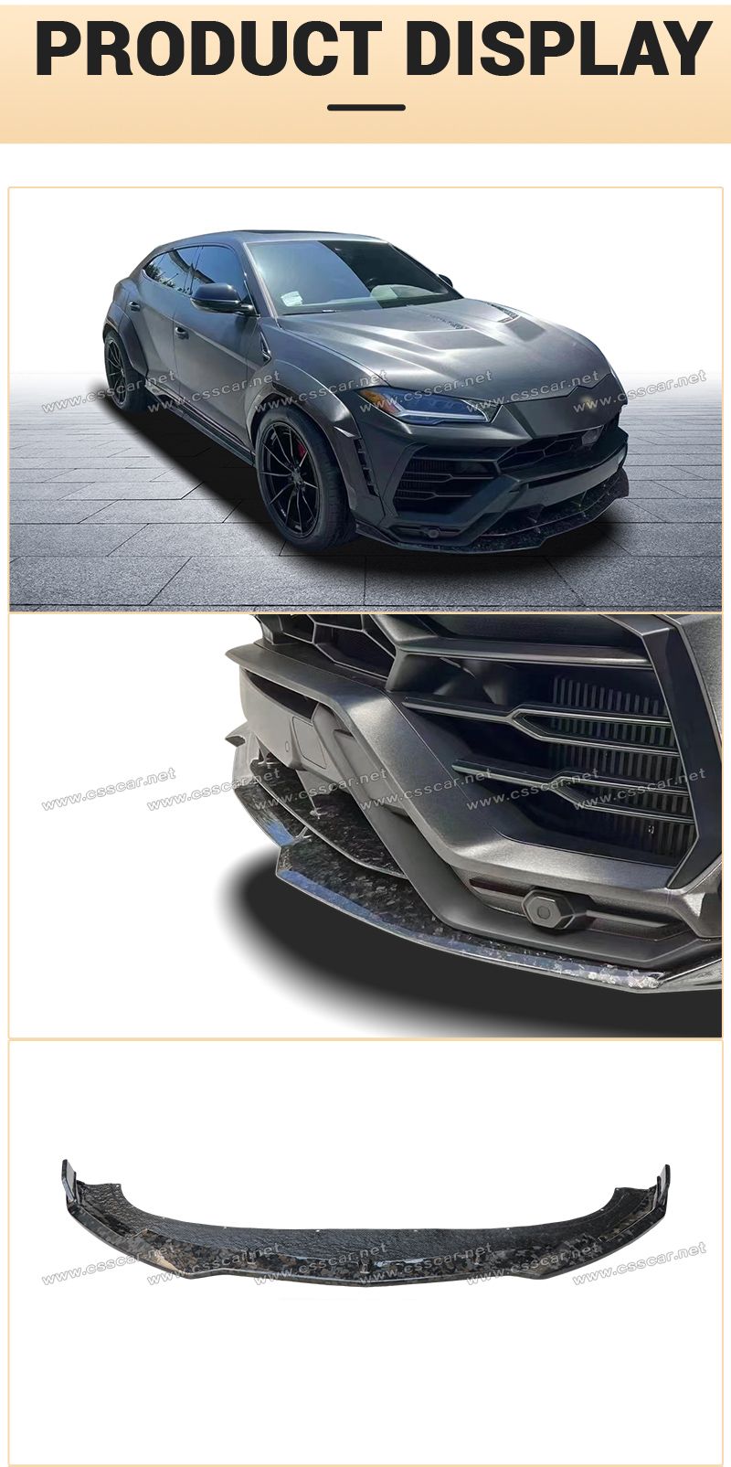 Forged Carbon Fiber 1016 Wide Body Kit For Lambroghini URUS